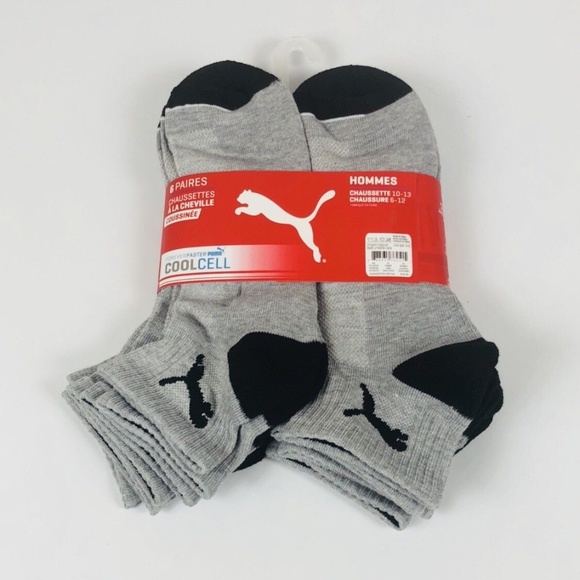 Puma | Underwear & Socks | Puma Men Cushioned 6 Pack Low Cut Socks ...